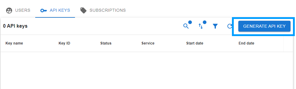How to generate an API Key – MileMaker